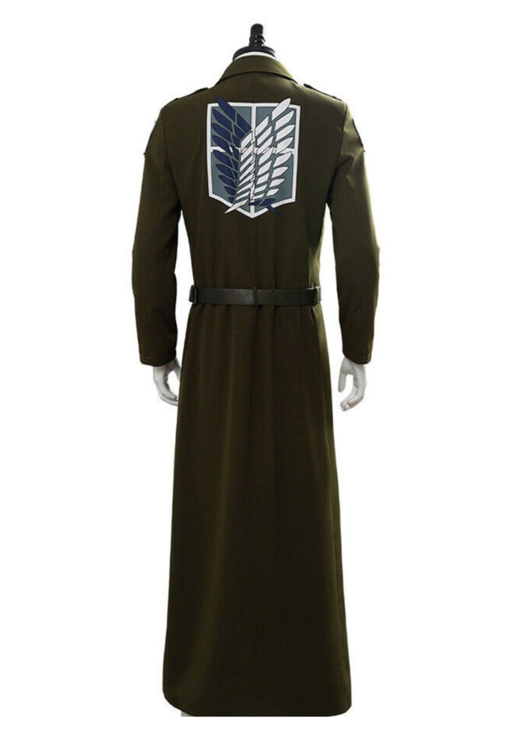 Eren Jaeger Attack on Titan S03 Green Coat