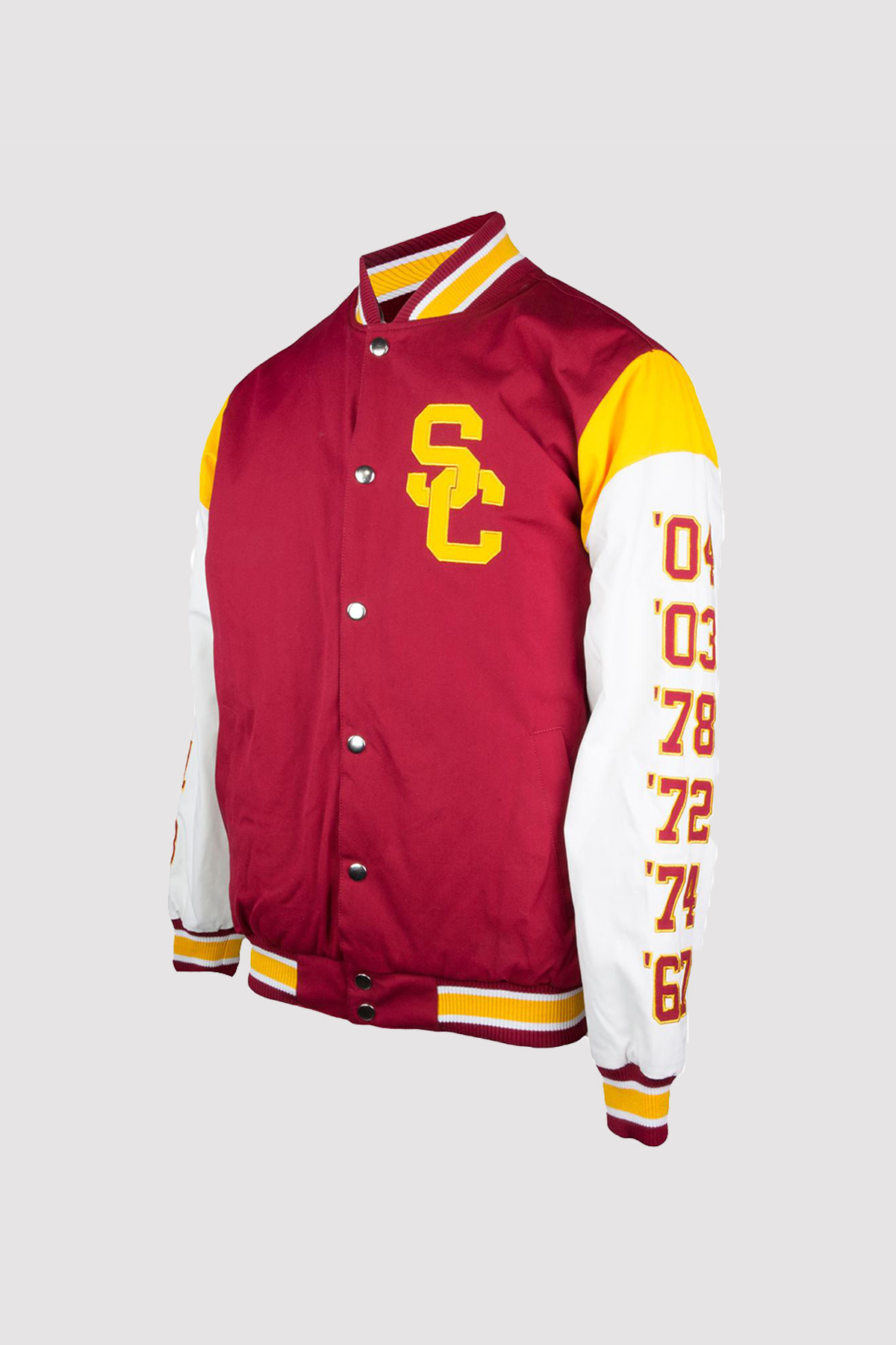 USC Trojans Cardinal Varsity Jacket - USA Jacket Store