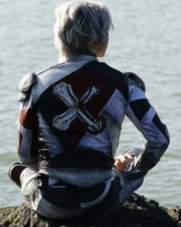 Descendants 3 Cameron Boyce Black And White Leather Jacket