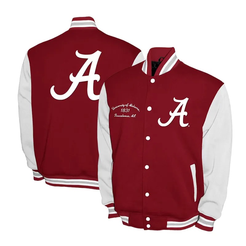Alabama Crimson Varsity Jacket | Official Team Spirit Wear