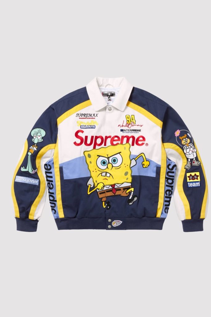 Supreme Spongebob Jacket | Jeff Hamilton Racing Jacket